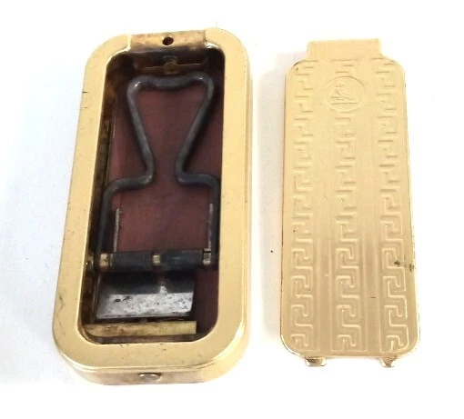 VINTAGE GOLD PLATED Rolls Gentleman’s Razor Health And Beauty Rolls ...