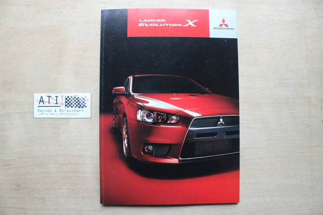 JDM MITSUBISHI LANCER Evolution Evo 10 X Sales Brochure Catalogue $57. ...