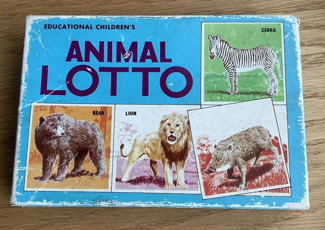 VINTAGE ANIMAL LOTTO Game - Used - Educational Children’s £10.00 ...