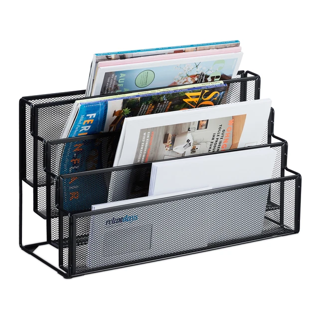 PORTE DOCUMENT RANGEMENT papier Range papier bureau Porte journaux EUR ...