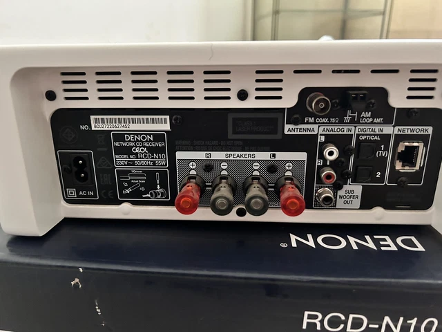 DENON CEOL RCDN10 Network CD Receiver Music System HEOS RCD-N10 Black ...