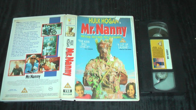MR NANNY HULK Hogan VHS Video Big Box Ex Rental EIV PAL £6.99 - PicClick UK
