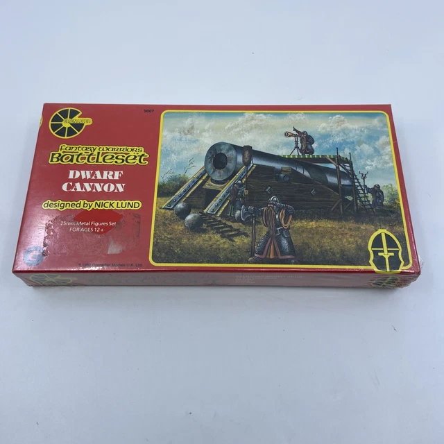 GRENADIER MODELS FANTASY Warriors Battleset Dwarf Cannon 9007 New No ...
