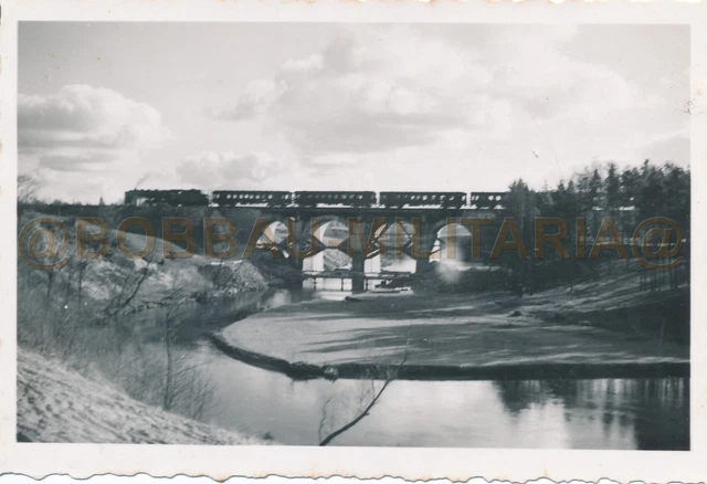 L331 FOTO1 POLEN Rittel Rytel Eisenbahnbrücke Brda Brücke ...