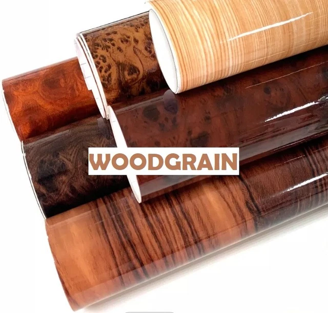 GLOSS WOODGRAIN BIRDSEYE Rosewood Oak Vinyl Car Wrap Sticker Decal Film ...