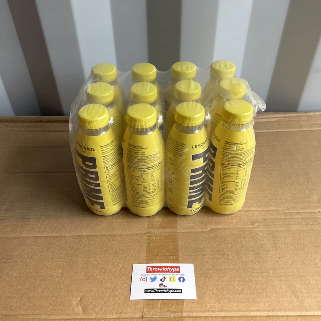 PRIME HYDRATION DRINK Lemonade 500ml x 12 - 1 Case/Pack of 12 KSI Logan Paul New £32.95 ...