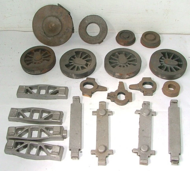 LIVE STEAM MODEL locomotive Raritan 3 1/2" gauge wheel bogie castings ...