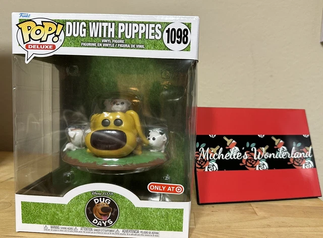 FUNKO POP! DELUXE Disney PIXAR Up Dug Days Dug with Puppies Vinyl ...