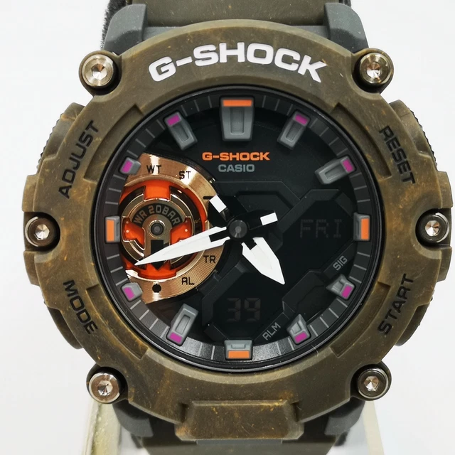 CASIO G-SHOCK GA-2200MFR-5AJF Black Analog Digital Men's Watch New in Box £137.41 - PicClick UK