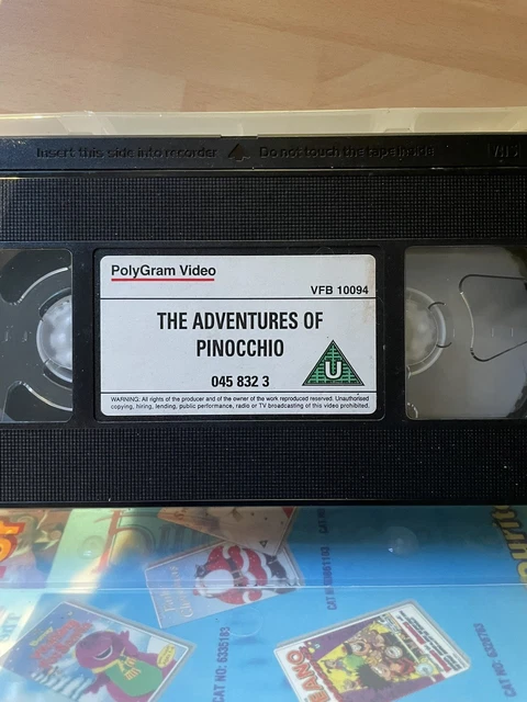 THE ADVENTURES OF Pinocchio VHS 1997 Jim Henson U Polygram Video ...