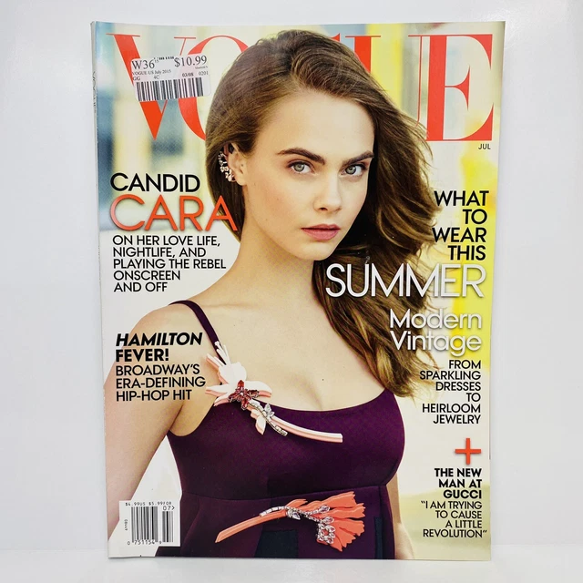 VOGUE MAGAZINE JULY 2015 Cara Delevingne Hamilton Broadway Hit Emily ...
