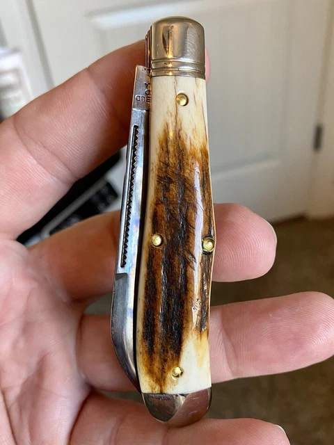 GREAT EASTERN CUTLERY Northfield 92 GEC Eureka Jack 922219 Sambar Stag ...