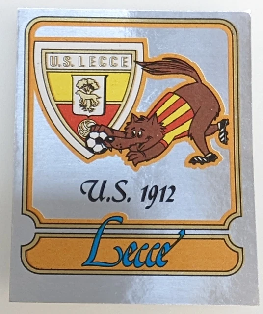 FIGURINA STICKER BADGE SCUDETTO LECCE N 391 Calciatori PANINI 1981-82 ...