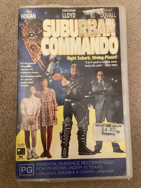 SUBURBAN COMMANDO [VHS] Columbia Tristar Ex-Rental Video Tape Hulk ...