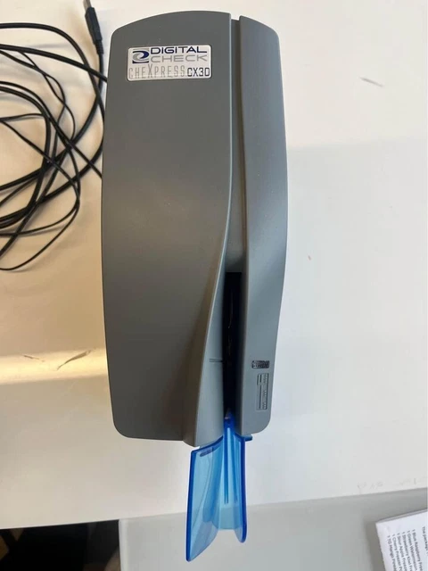 DIGITAL CHECK CHEXPRESS CX30 Scanner with Rear Franker - 152001-01 $380 ...