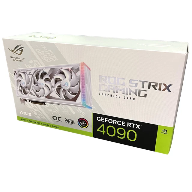 ASUS ROG STRIX GeForce RTX 4090 White OC Edition Graphics Card - FAST ...