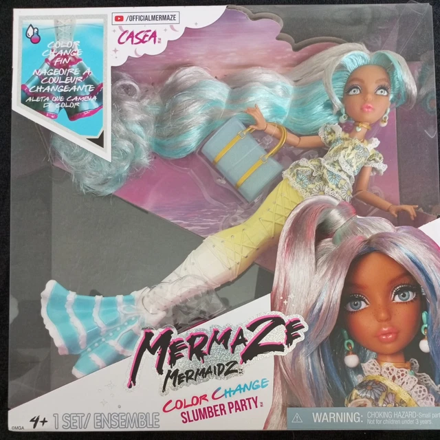 MERMAZE MERMAIDZ SLUMBER Party Colour Change - Casea Doll BNIB £30.00 ...