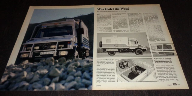 MERCEDES UNIMOG SAMOBIL RV Report (1985) £1.74 - PicClick UK