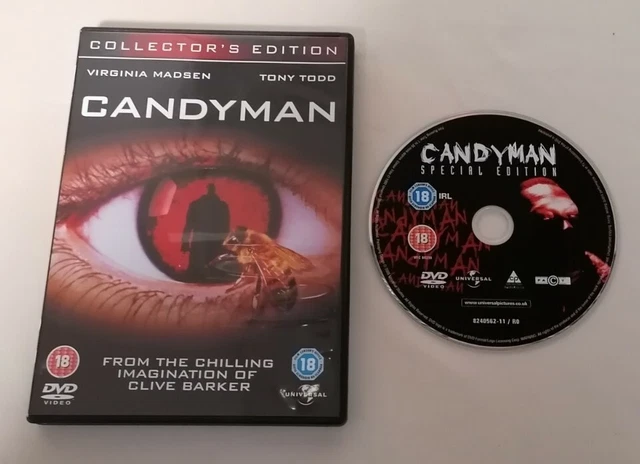 DVD - CLIVE Barker Candyman Collector's Edition Tony Todd Virginia ...
