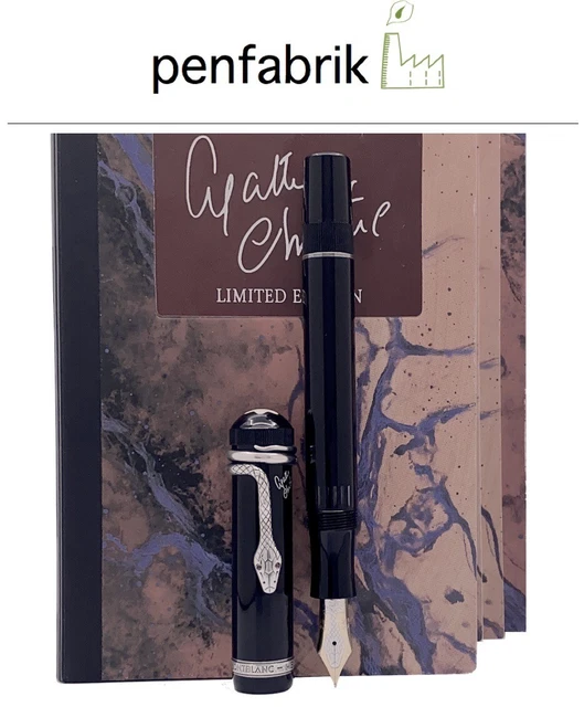 MONTBLANC WRITERS EDITION Agatha Christie SUPPORTO MOLLA fountain pen ...