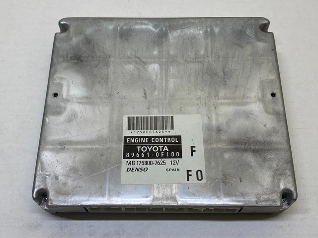 TOYOTA COROLLA VERSO 2005 Contrôle Moteur Module Unité 89661 0f100 ...