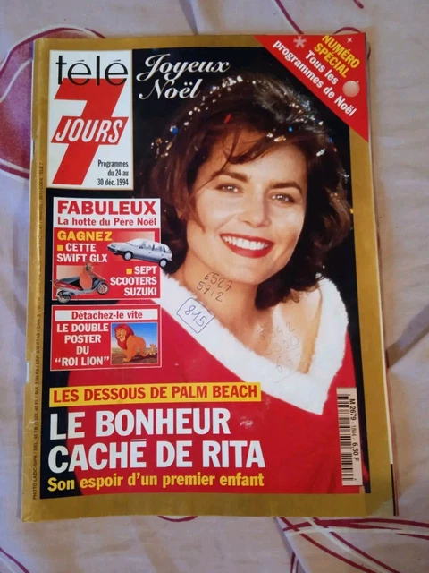 TÉLÉ 7 JOURS de 1994-Mitzi Kapture,Chantal Goya,Valérie Claisse Miss ...