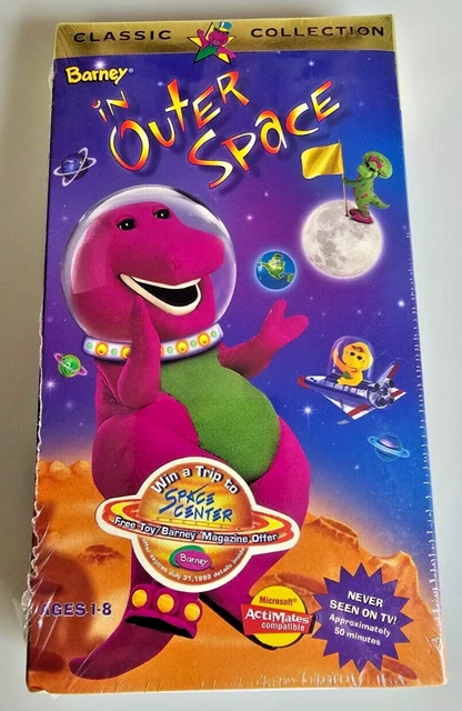 BARNEY - BARNEY in Outer Space (VHS, 1998) Vintage Cassette Classic ...