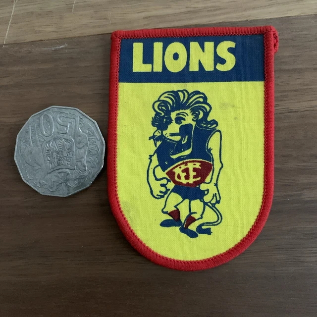 VFL AFL VINTAGE Fitzroy Lions Patch Sew On #1 $10.00 - PicClick AU