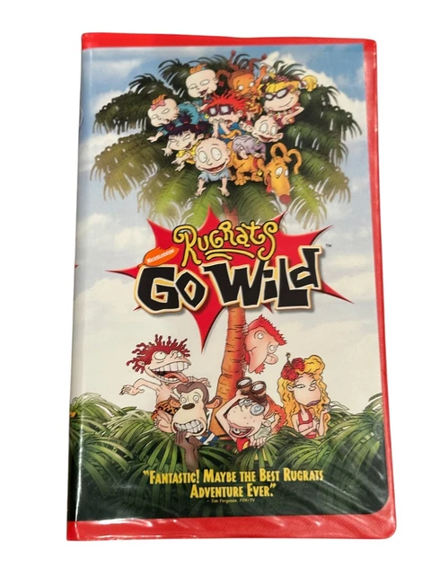 RUGRATS GO WILD VHS 2003 Animated Adventure Nickelodeon Paramount ...