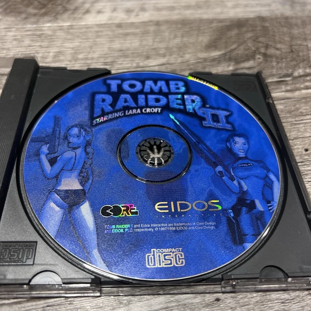 VINTAGE TOMB RAIDER II 2 PC Game Starring Lara Croft - Windows 95 CD ...
