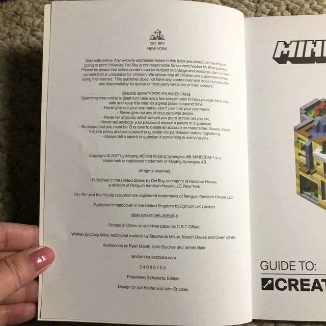 MINECRAFT ULTIMATE BUILDERS Guide Cool Builds Mojang Creative Set 3 ...