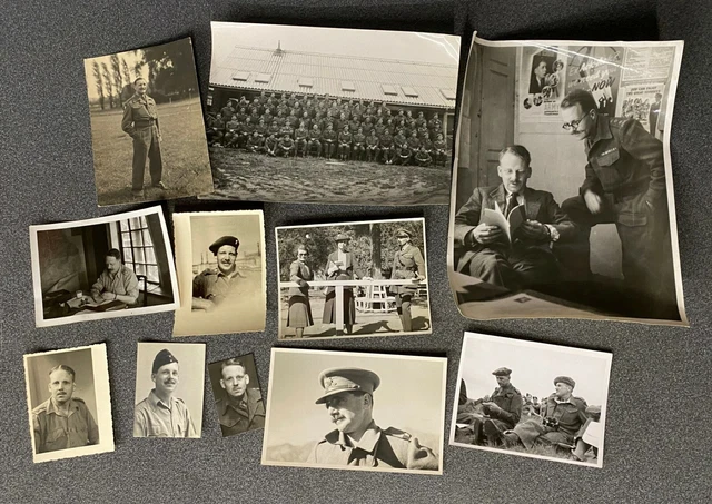 WW2 BRITISH ARMY Captain, Major, Brigadier, Ranking Photographs ...