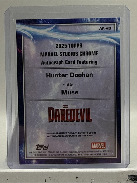 2025 TOPPS CHROME Marvel Studios - Muse Hunter Doohan Refractor Auto ...