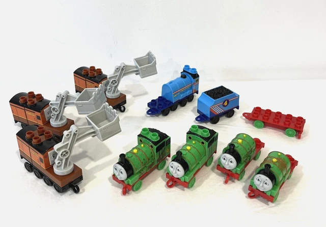 SET OF 8 Thomas & Friends Mega Bloks Train Figures Marion & Percy W ...