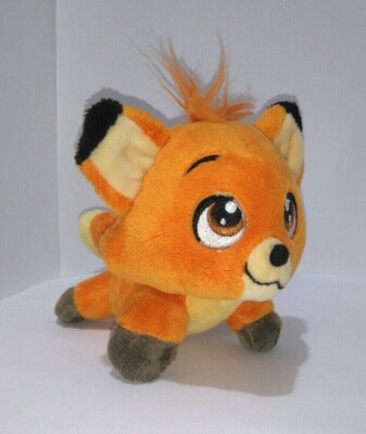 DISNEYLAND PARIS MINI Tod Cute Fox Plush Soft Toy Wild Animal Figure ...