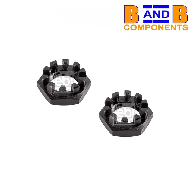 HUB AXLE NUT CASTLE NUT REAR x 2 VW T2 T25 CAMPER VAN TRANSPORTER A2050 ...