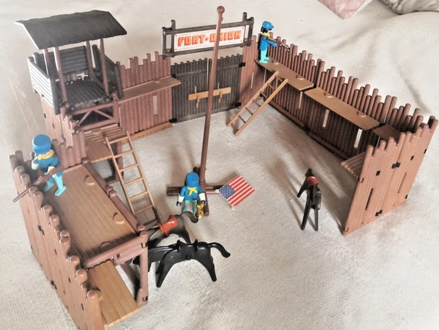 PLAYMOBIL FORT UNION 3420 ancien vintage Années 1970/1980 EUR 38,00 ...