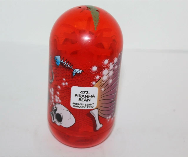 MIGHTY BEANZ 473 Piranha Bean Storage Case Moose Enterprises 2010 $9.99 ...