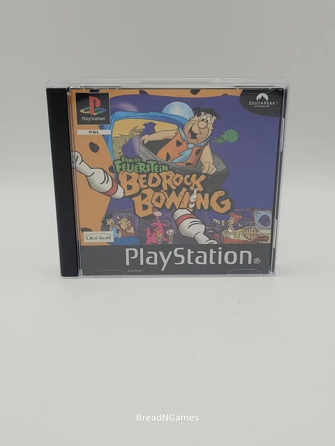 FAMILIE FEUERSTEIN BEDROCK Bowling Ps1 CIB Sammlerzustand Fred ...