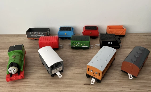 THOMAS THE TANK ENGINE VINTAGE BUNDLE Percy Carriages Toad Mail By TOMY ...