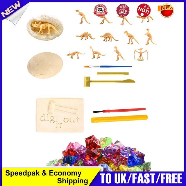 DIGGING BLIND BOX Gems Minerals Dinosaur Fossils Mining Archaeological ...