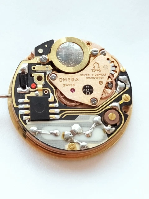VINTAGE OMEGADE VILLE / Constellation 1345 Quartz movement, working (R ...