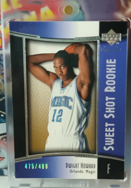 DWIGHT HOWARD SP RC 2004-05 Upper Deck Sweet Shot #/499 #131 Rookie ...