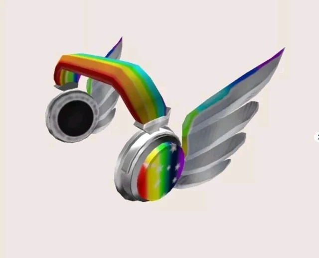 ROBLOX FEATHERED RAINBOW Headphones CODE ONLY!! Sent Through Ebay ...
