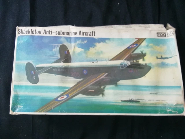 FROG SHACKLETON ANTI-SUBMARINE Aircraft 1:72 Spares repairs Model Kit ...