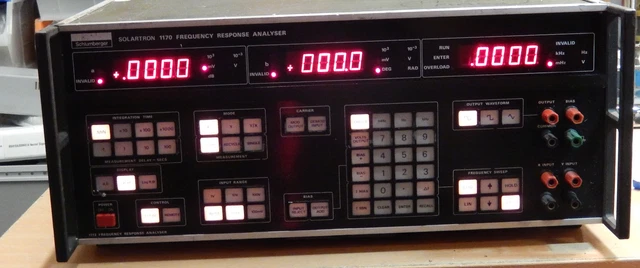 SOLARTRON 1170 1172 Frequency Response Analyser Schlumberger £29.00 ...