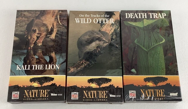 TIME LIFE VIDEO VHS Tape Lot Nature Library Series Death Trap Kali ...