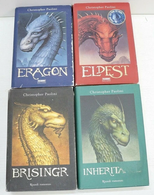 INHERITANCE CYCLE ERAGON Saga Complete 4 Volumes C. Paolini and Fabbri ...