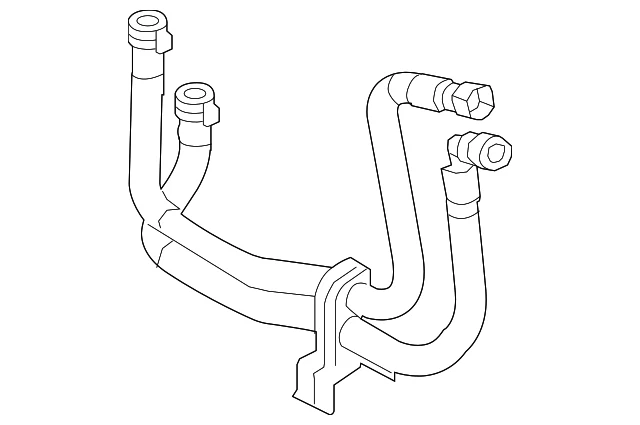 GENUINE FORD ENGINE Oil Cooler Hose Assembly EB5Z-6A715-A $124.56 ...