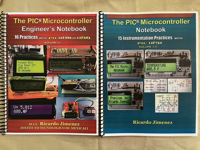 LOT OF 2 Books Microcontroller Engineer Instrumentation Practice ...